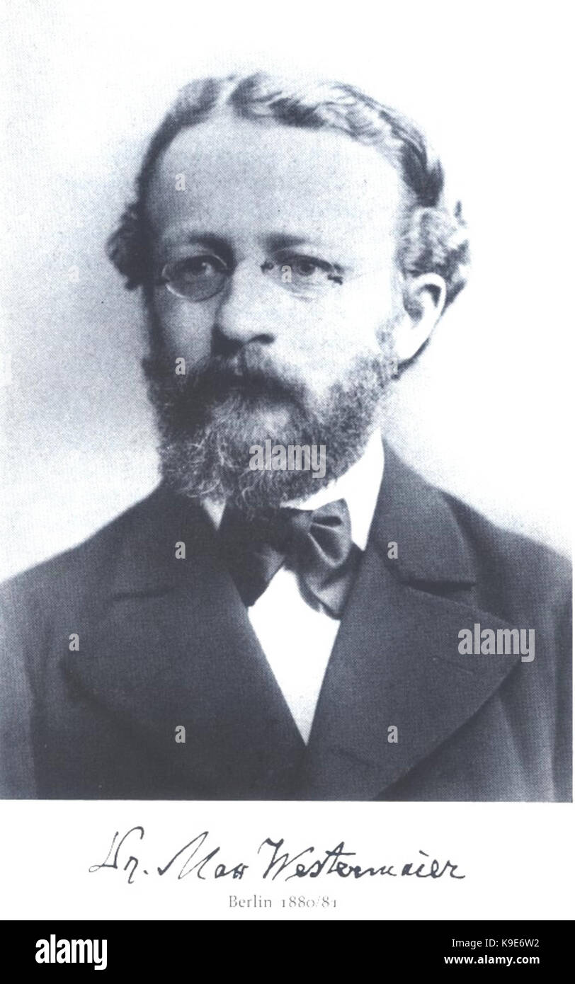 Max Westermaier 1880 Stock Photo - Alamy