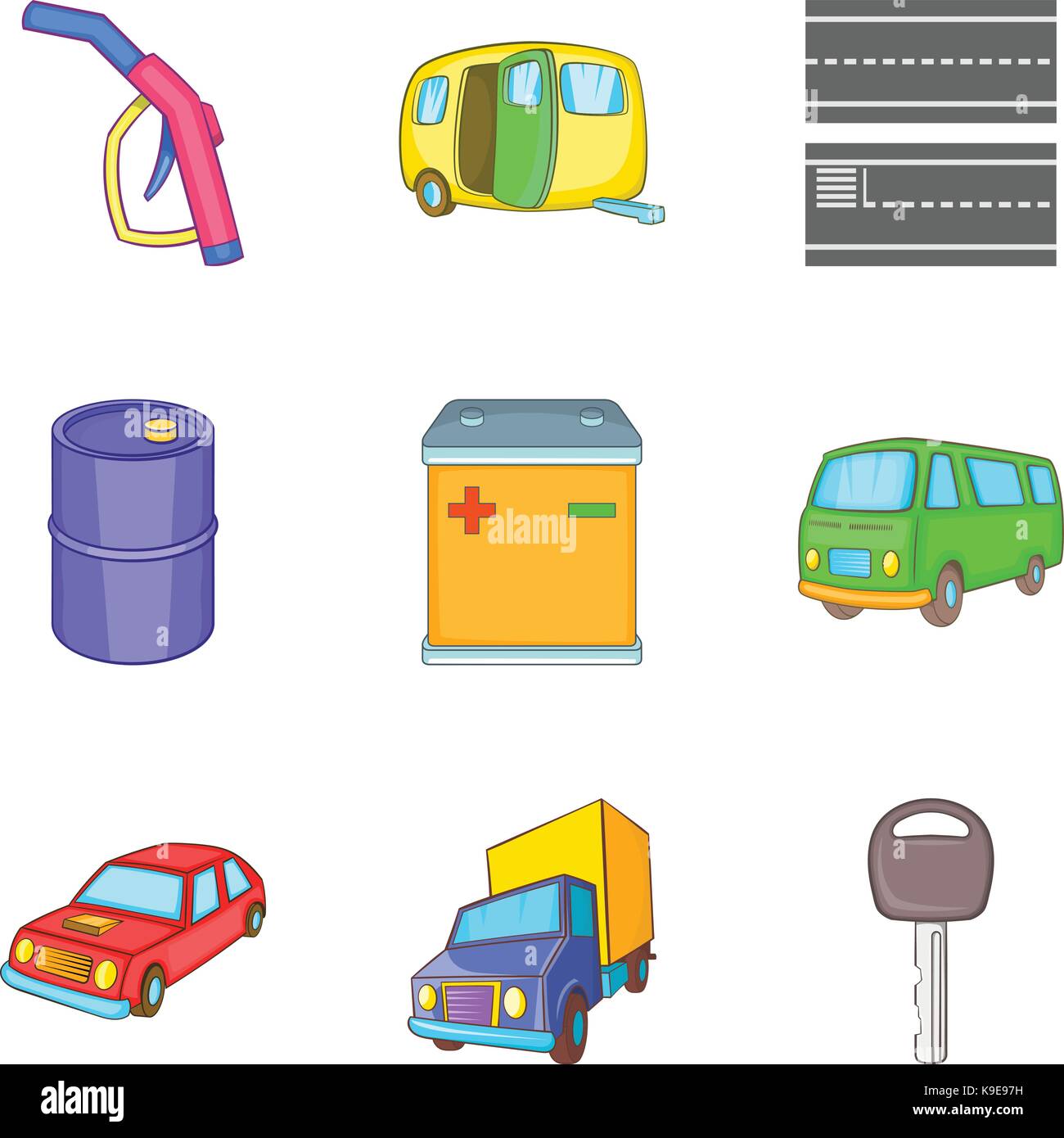 Ideal condition icons set, cartoon style Stock Vector Image & Art - Alamy