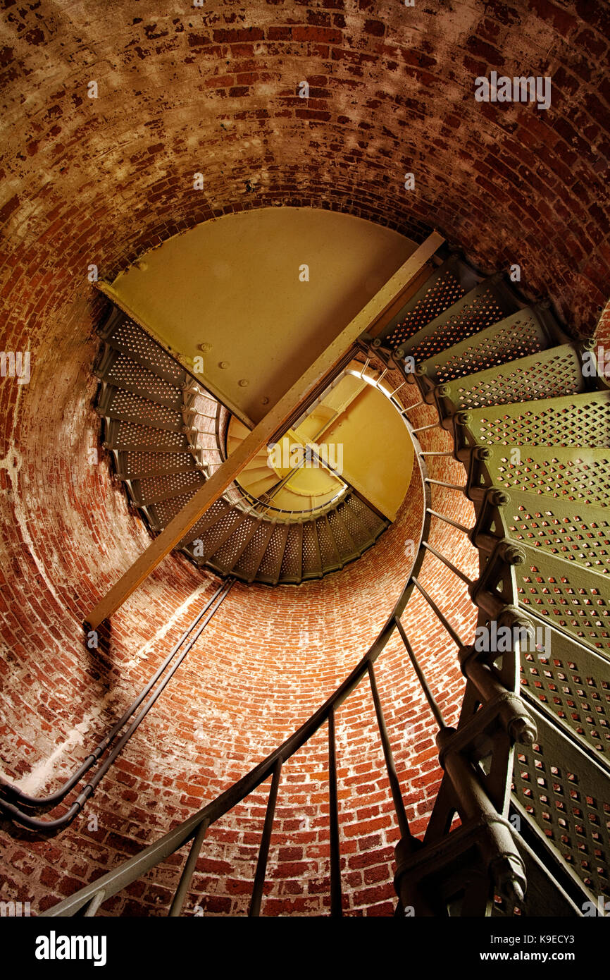 Narrow staircase railing hi-res stock photography and images - Alamy