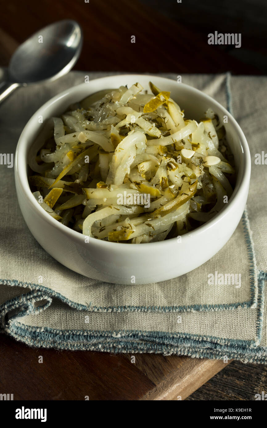 Sweet Homemade Gourmet Pickle Relish in a Bowl Stock Photo - Alamy