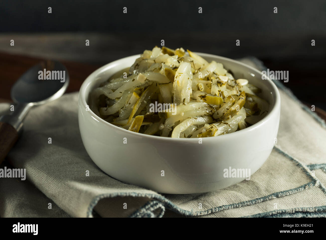 Sweet Homemade Gourmet Pickle Relish in a Bowl Stock Photo - Alamy