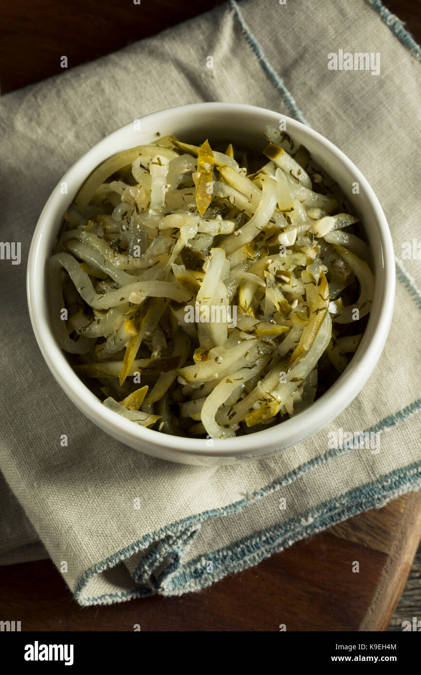 Sweet Homemade Gourmet Pickle Relish in a Bowl Stock Photo - Alamy