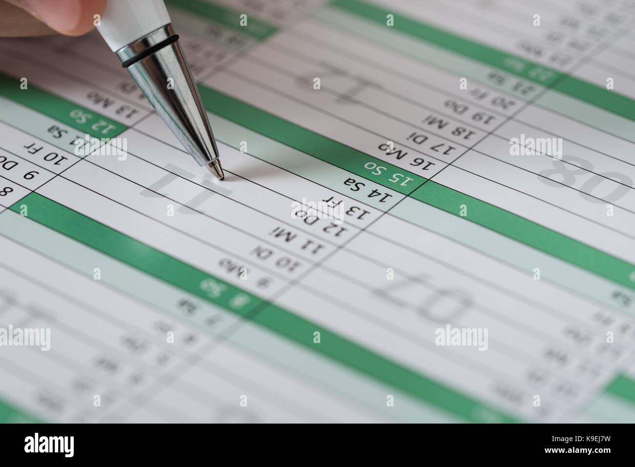 Event hands planner hi-res stock photography and images - Alamy