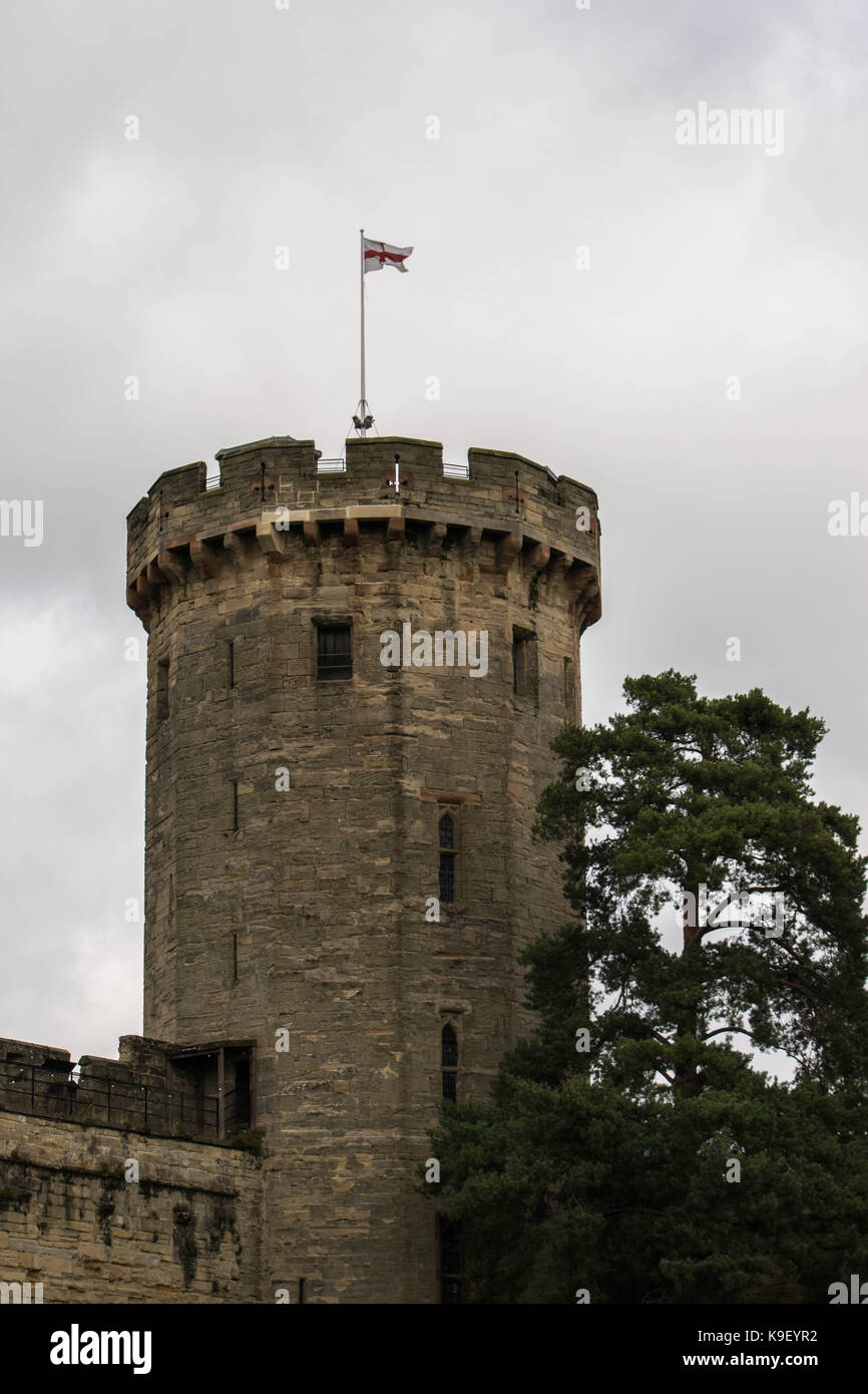 Warwick castle aerial hi-res stock photography and images - Alamy