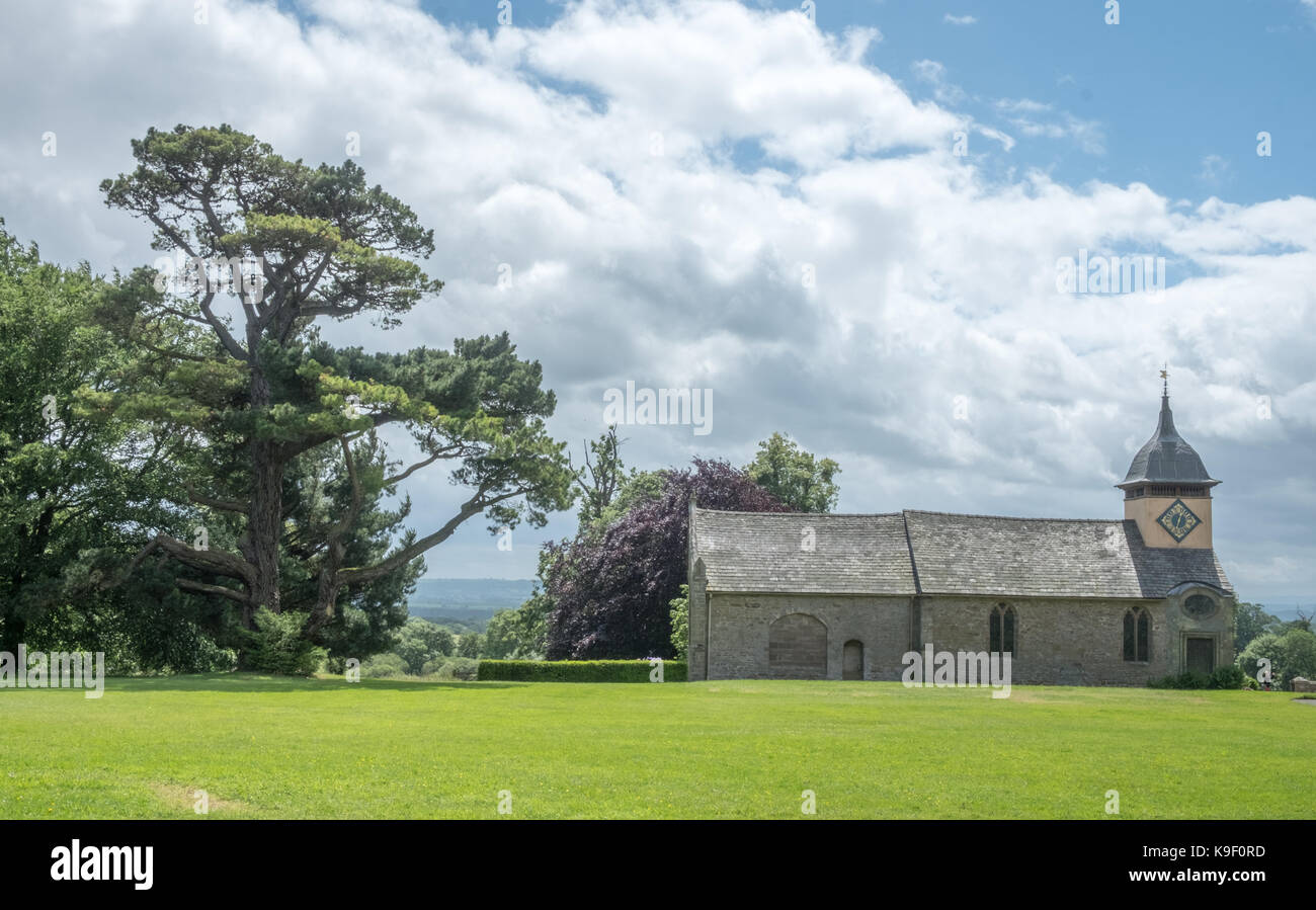 Chapel with tower Stock Photo - Alamy