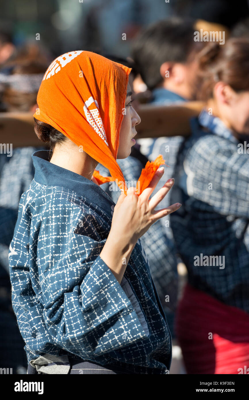 Mikoshi procession hi-res stock photography and images - Alamy