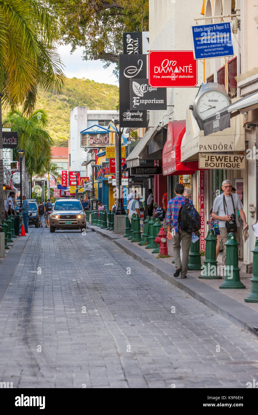 Front street philipsburg st maarten hi-res stock photography and images ...