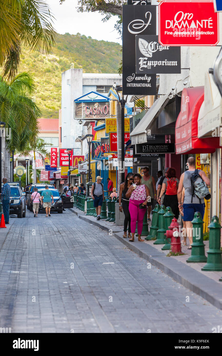Front street philipsburg st maarten hi-res stock photography and images ...