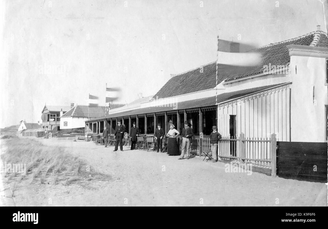 Beach netherlands noordwijk Black and White Stock Photos & Images - Alamy