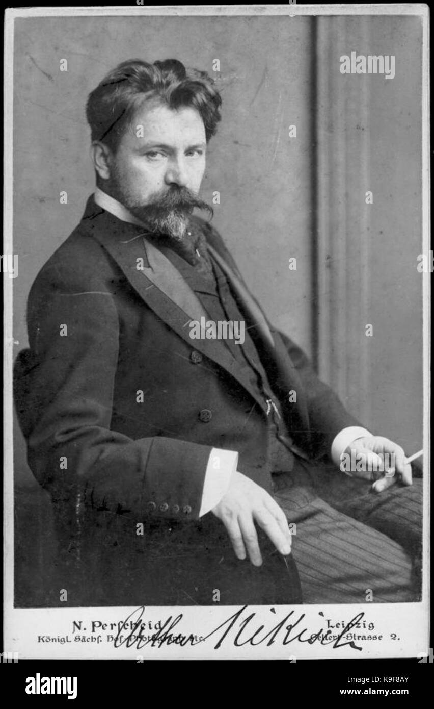 Nicola Perscheid Portrait of Arthur Nikisch 2 Stock Photo - Alamy