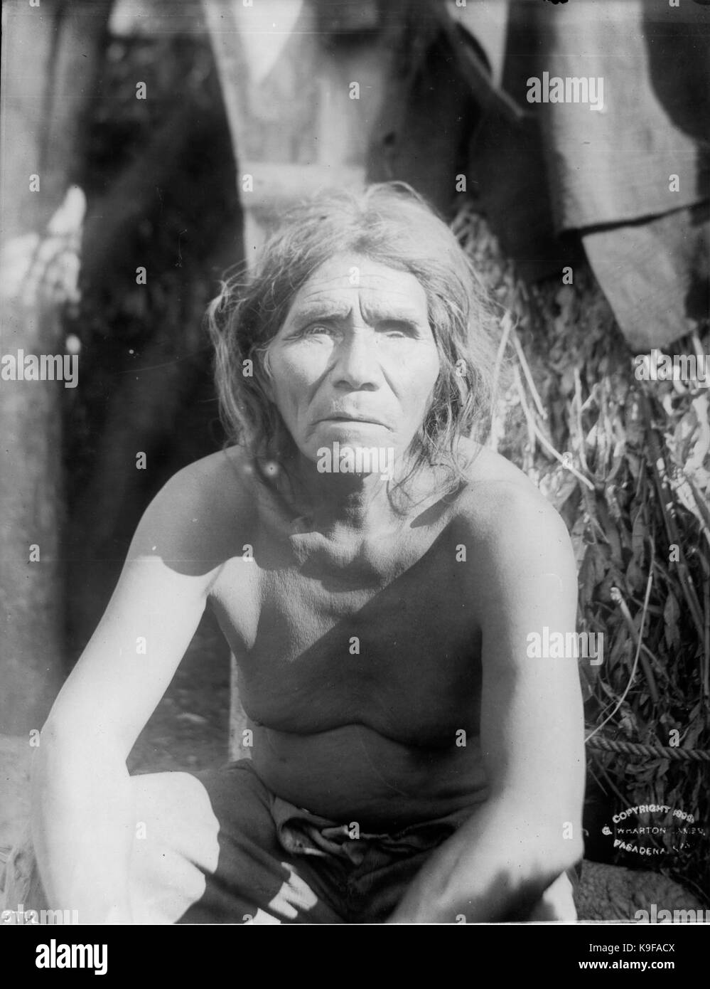 Old Havasupai Indian man, named Uta, ca.1899 (CHS 3772 Stock Photo - Alamy