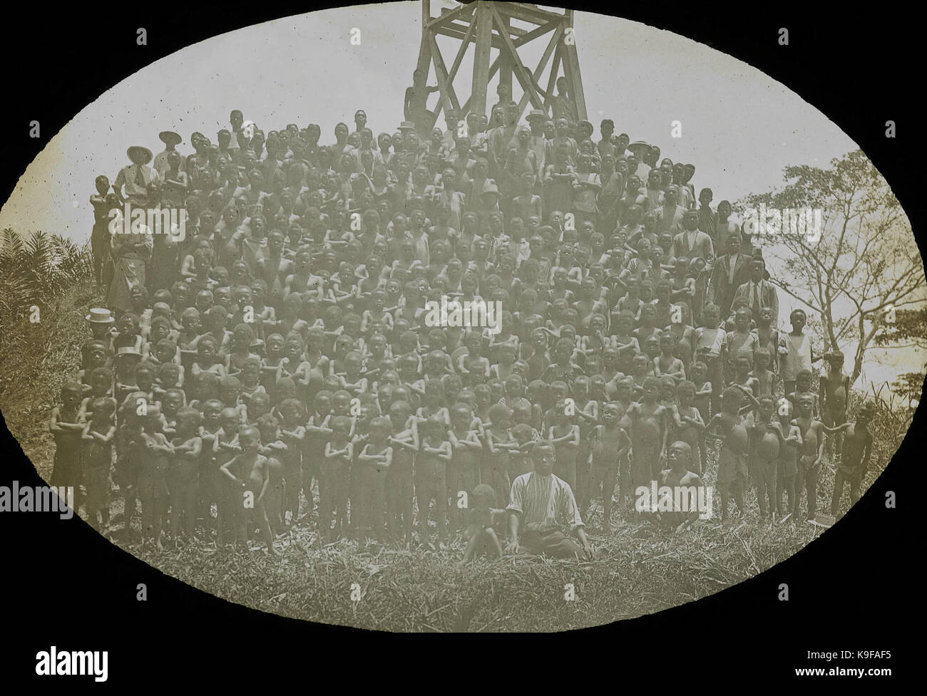 Mass portrait, Congo, ca. 1900 1915 (IMP CSCNWW33 OS11 65 Stock Photo ...
