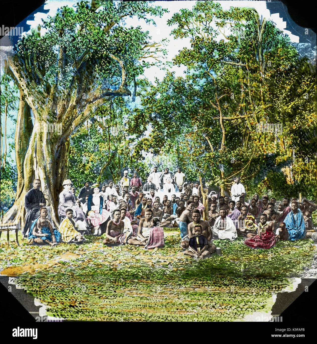 Missionaries with villagers, Congo, ca. 1900 1915 (IMP CSCNWW33 OS12 18 ...