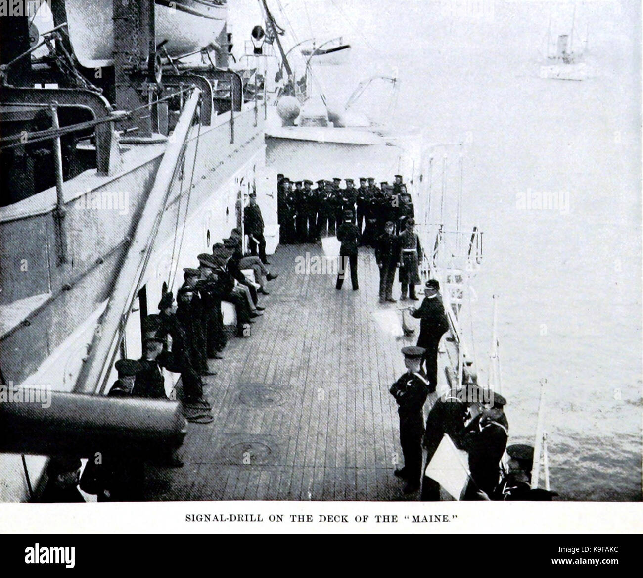 Maine signal drill Stock Photo - Alamy