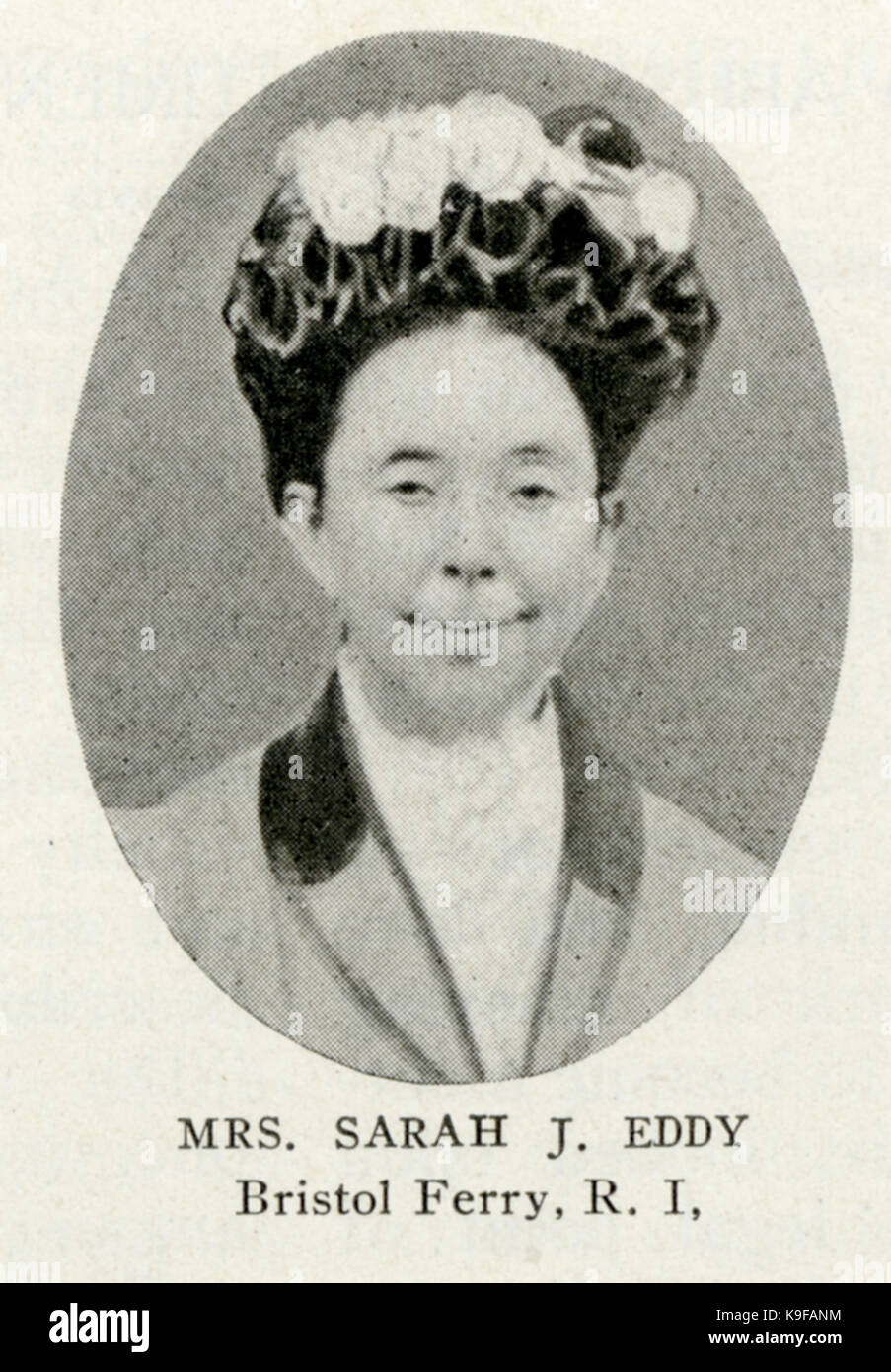 Mrs Sarah Jane Eddy, Bristol Ferry, R.I Stock Photo - Alamy