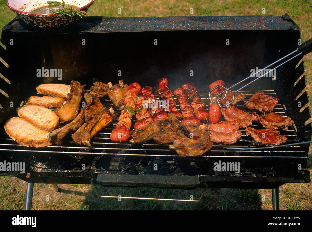 Italy grilled meat Stock Photo - Alamy
