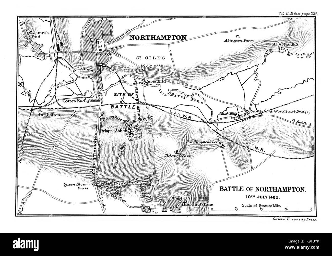 Northampton map hi-res stock photography and images - Alamy