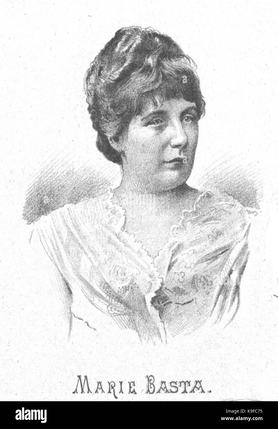 Marie Basta 1887 Stock Photo - Alamy