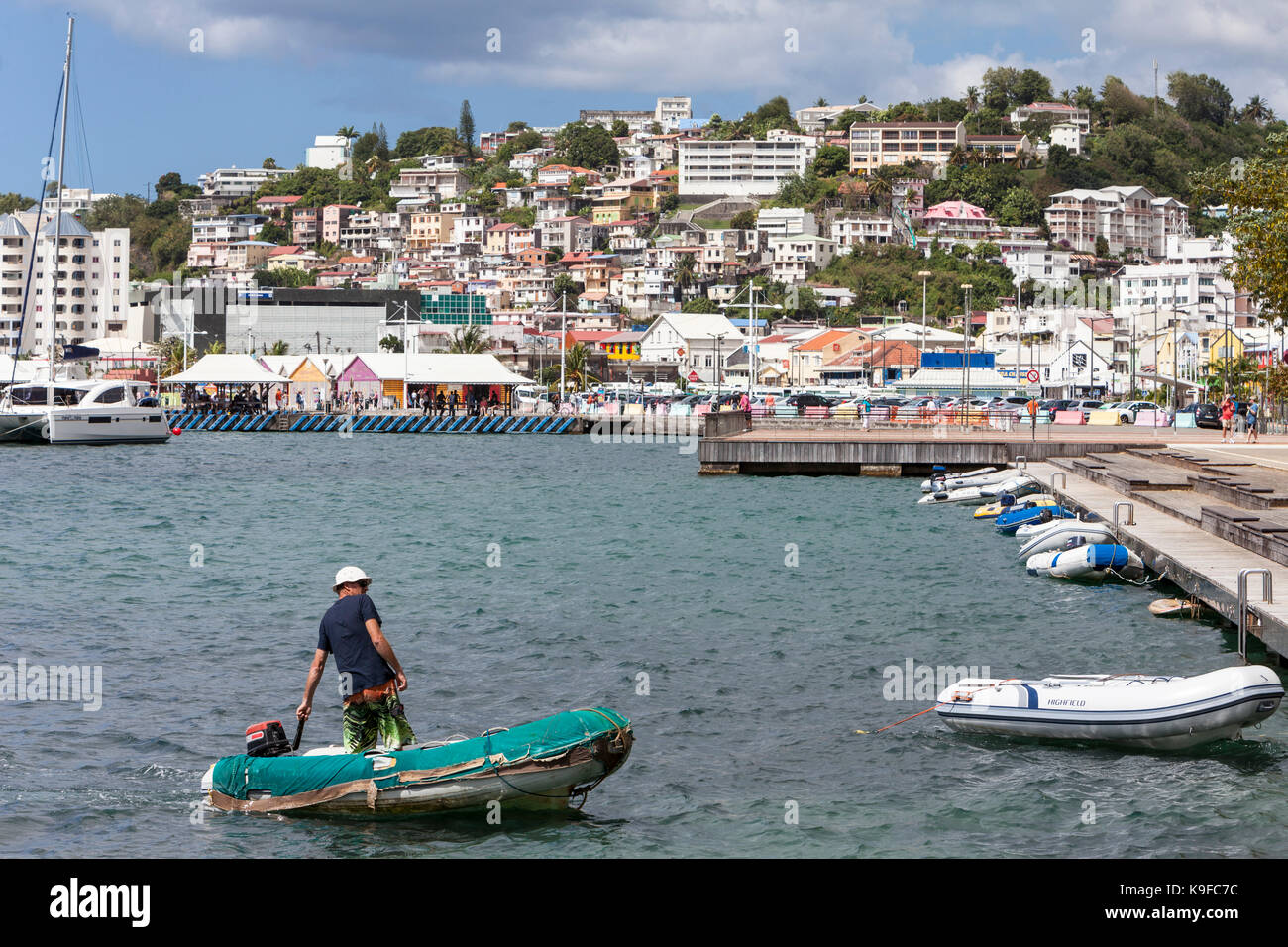 Fort-de-France, Martinique. Seafront View Stock Photo - Alamy