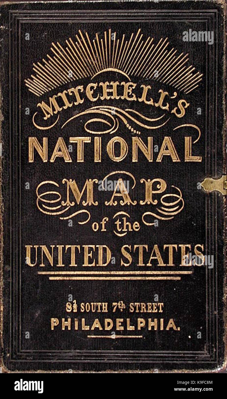 National Map Mitchell Stock Photo - Alamy
