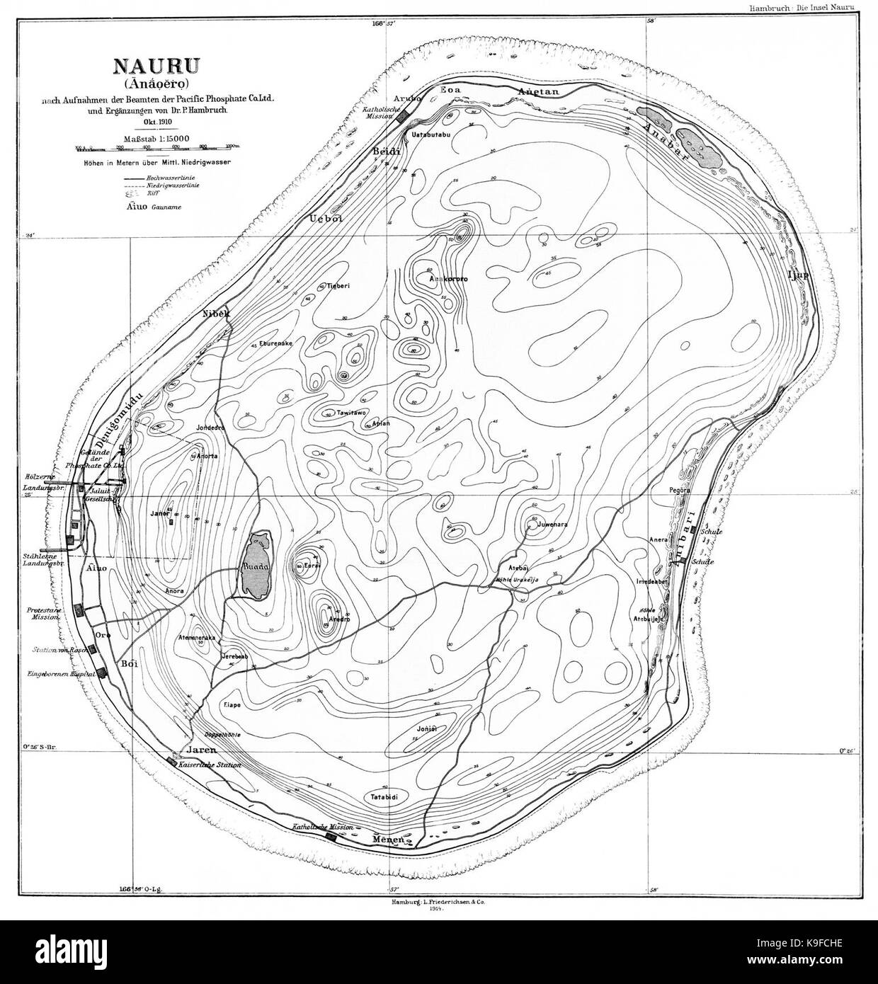 Nauru Topographic Map Nauru Topographic Map 3d Realistic Map Color 3d