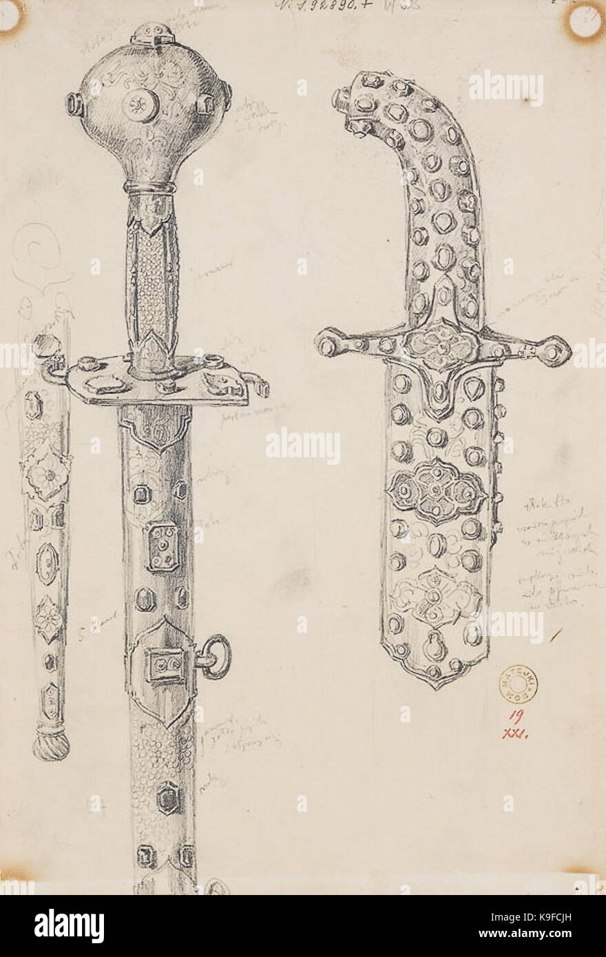 Matejko Sabre and Koncerz Stock Photo - Alamy