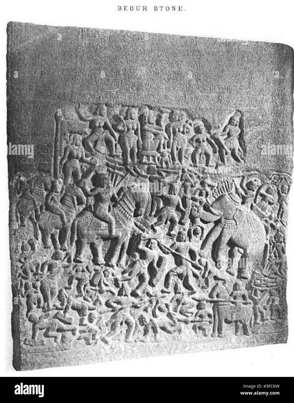 Old Kannada inscription (908 938 AD) of Western Ganga dynasty King ...