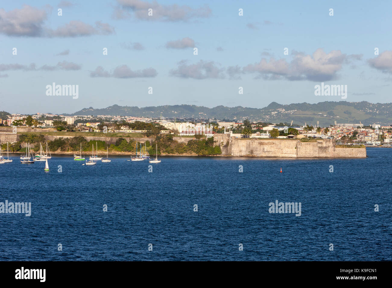 Fort-de-France, Martinique. Fort Saint Louis, 17-18th Century Stock ...