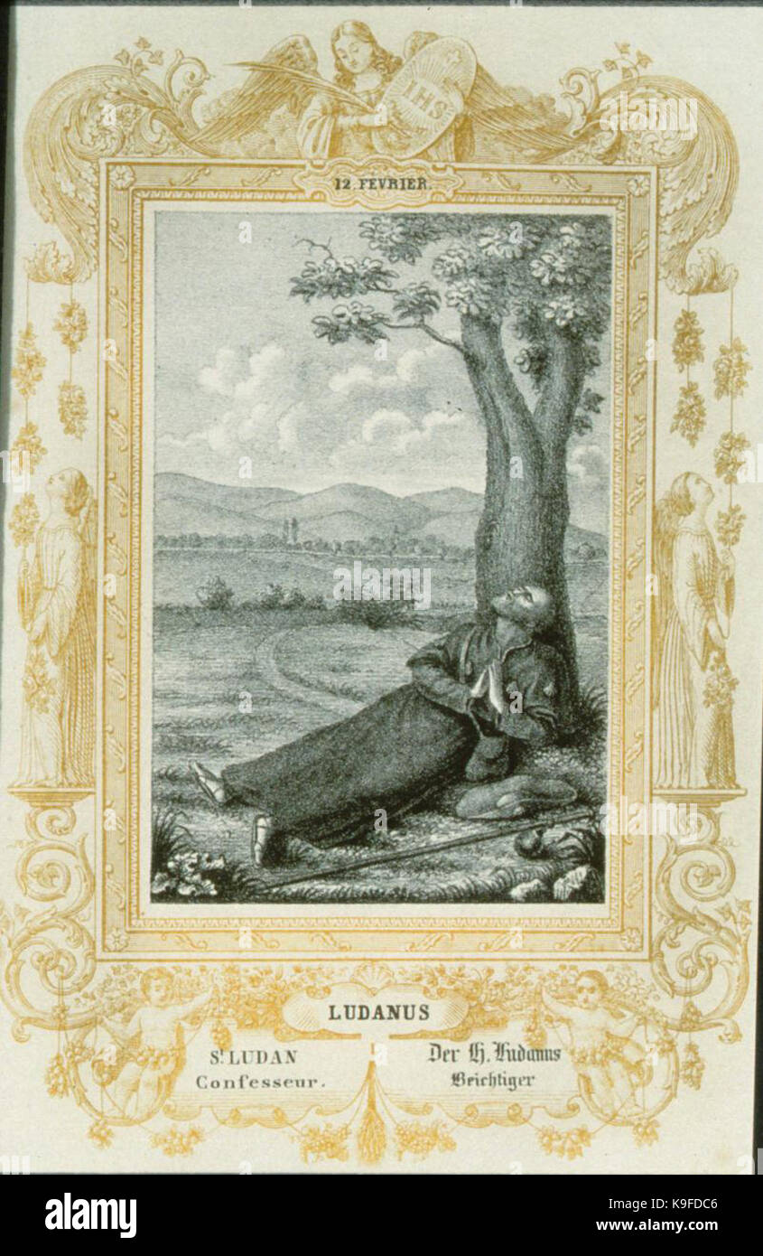 Mort de Saint Ludan Stock Photo - Alamy