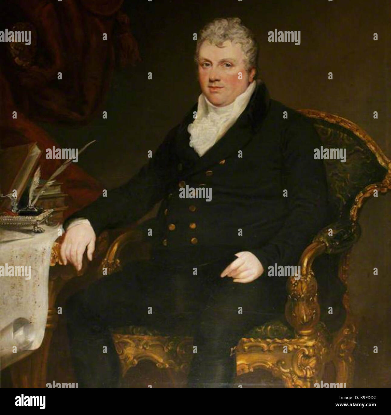 Matthew Russel of Hardwick Hall Stock Photo - Alamy