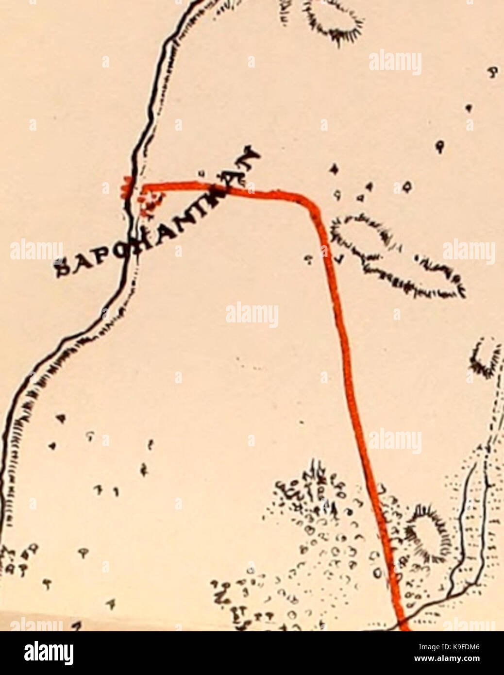 Native American footpaths and trails in Manhattan Stock Photo - Alamy