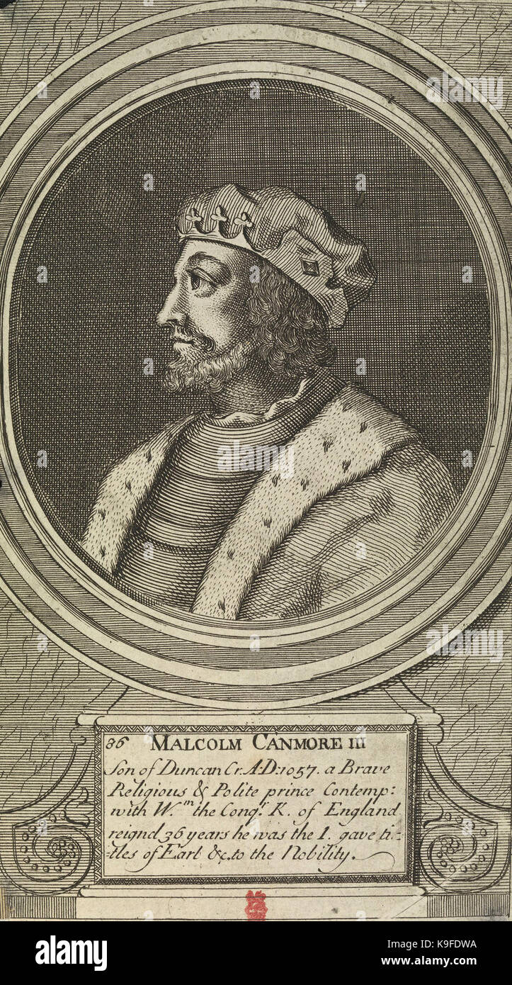 Malcolm III Engraving Stock Photo - Alamy