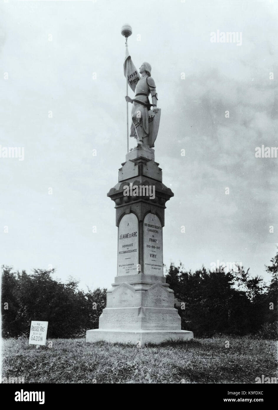 Monument Jeanne d Arc, Laval, Quebec Stock Photo - Alamy