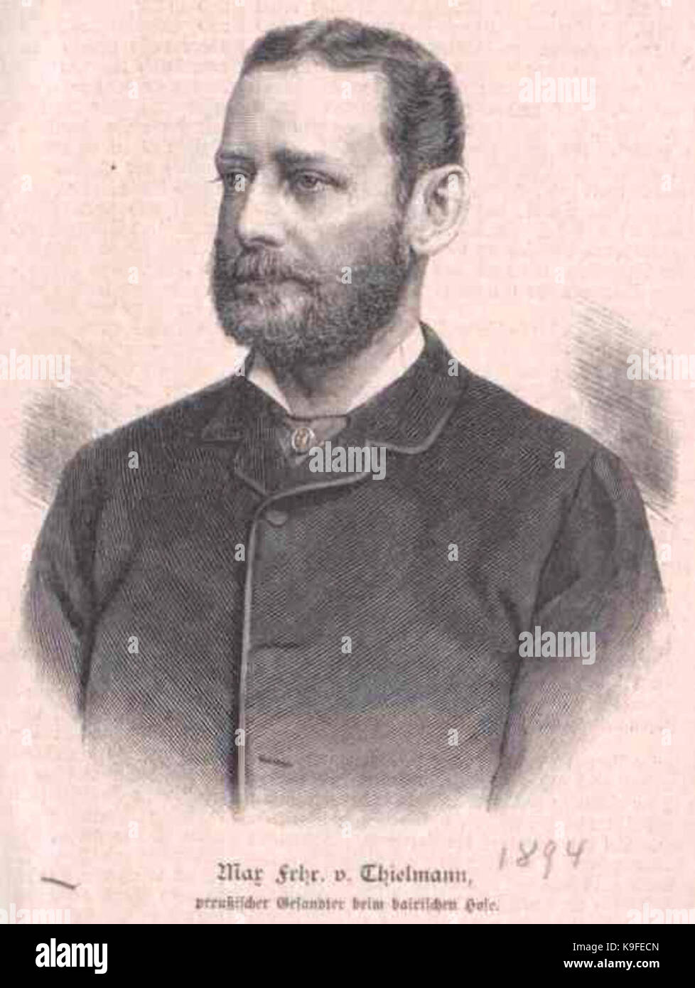 Max von Thielmann 1894 Stock Photo - Alamy