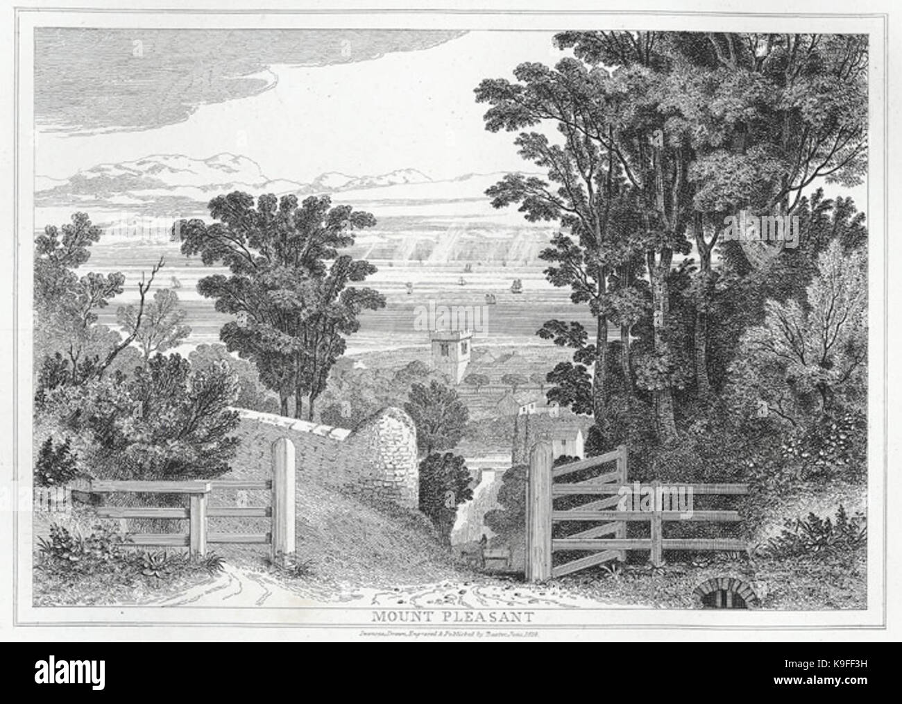 Map of mount pleasant hi-res stock photography and images - Alamy