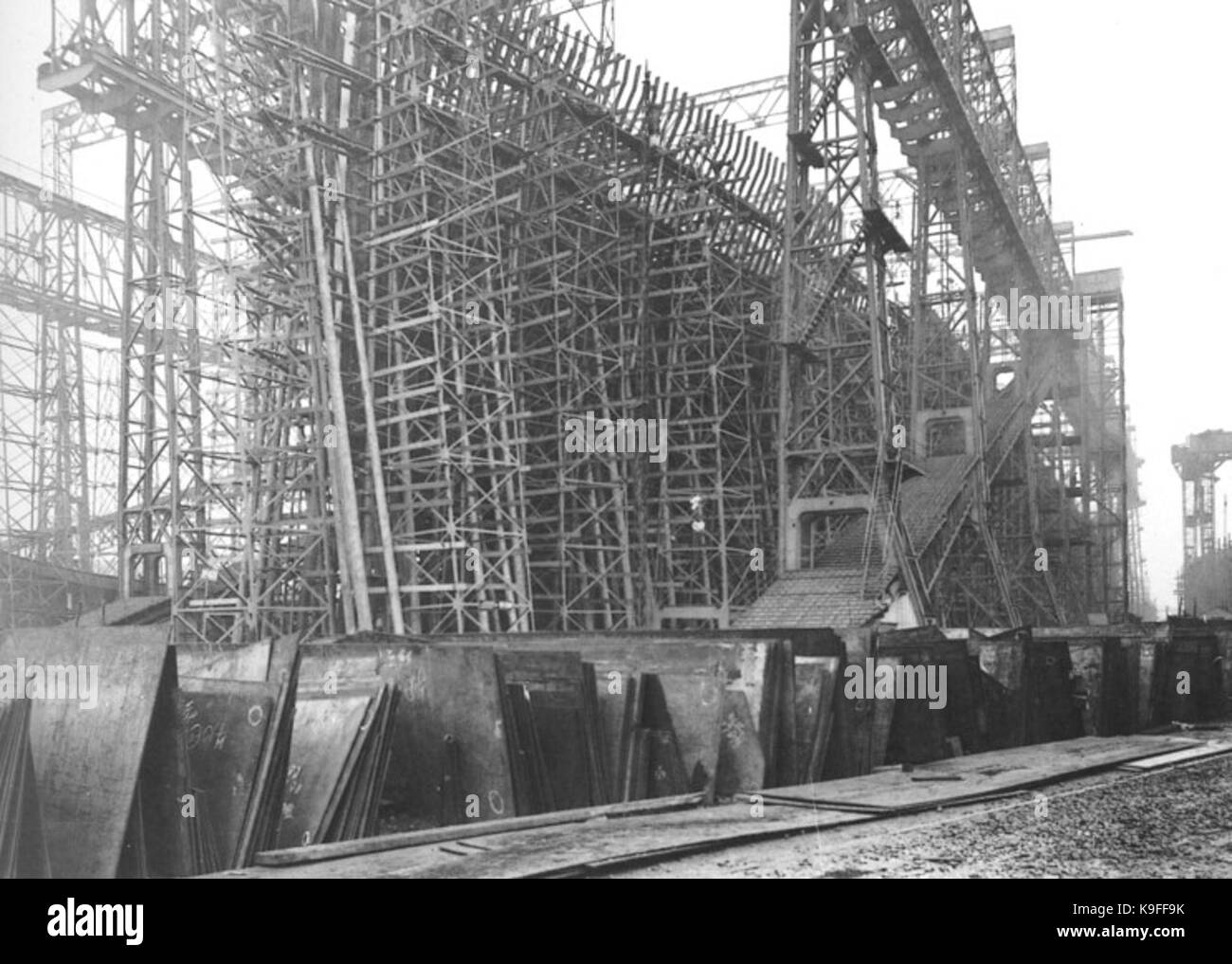 Olympic under construction Stock Photo - Alamy