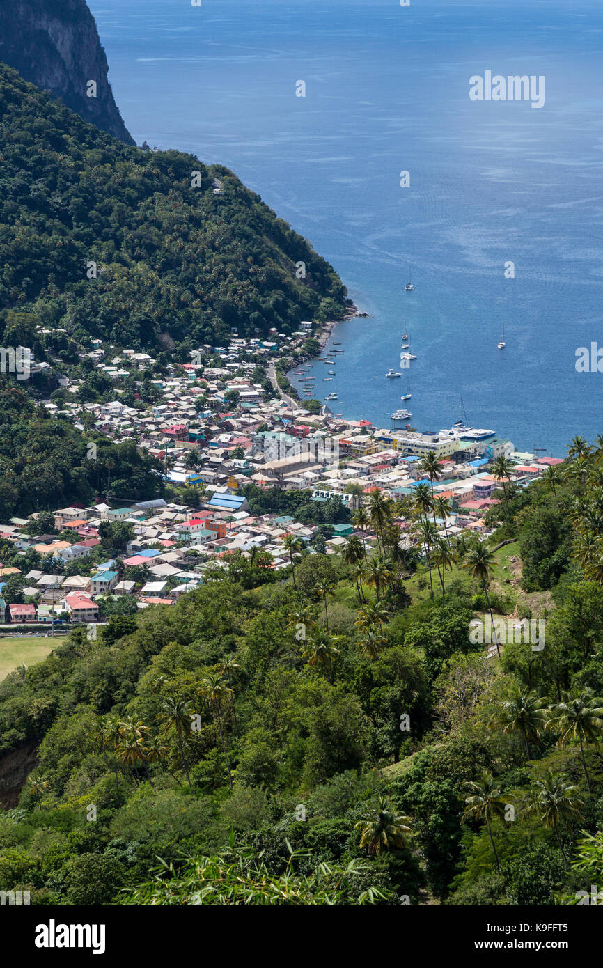 Village of the soufriere hi-res stock photography and images - Alamy
