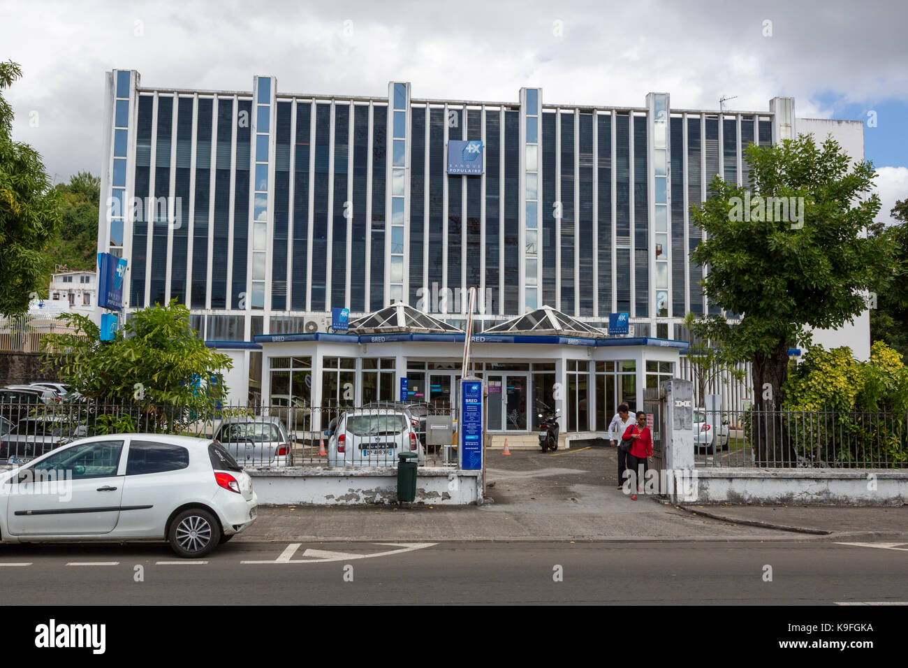 Fort-de-France, Martinique. BRED, Banque Populaire Stock Photo - Alamy