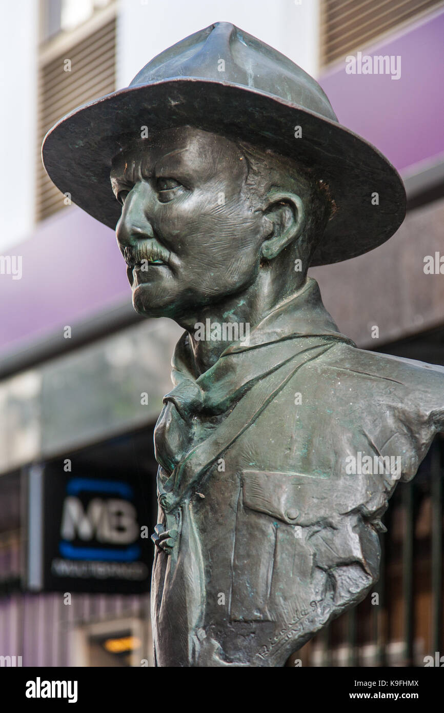 Statue or bust of Lord Robert Baden-Powell Stock Photo - Alamy