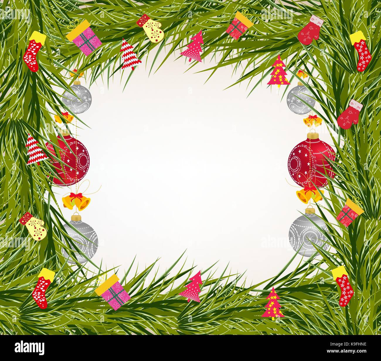 christmas balls background Stock Vector Image & Art - Alamy