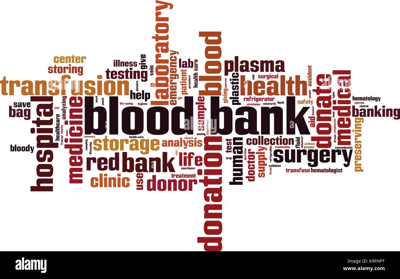 Blood bank banking Stock Vector Images - Alamy