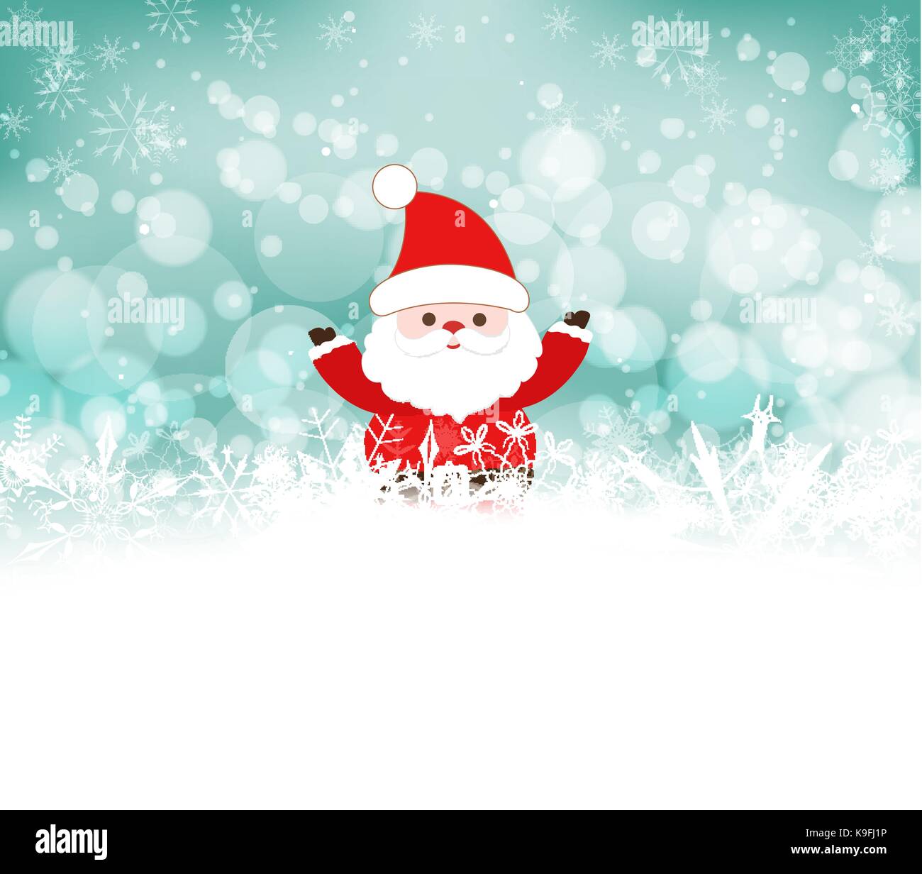 christmas background with santa claus Stock Vector Image & Art - Alamy