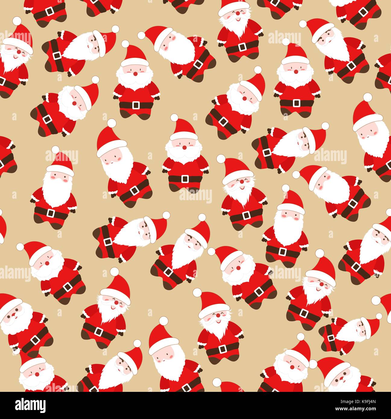 Santa pattern hi-res stock photography and images - Alamy