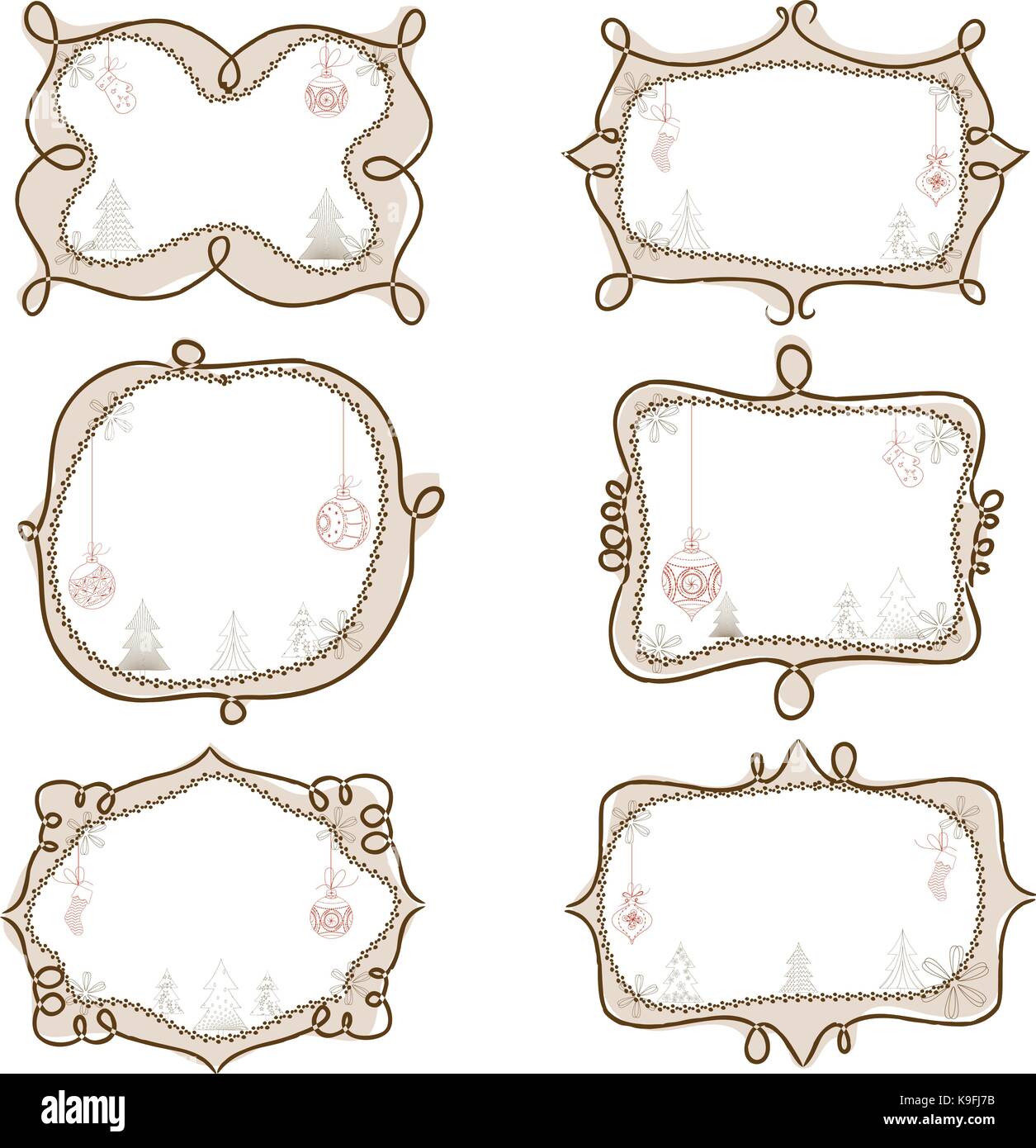 Stocking frame Stock Vector Images - Alamy