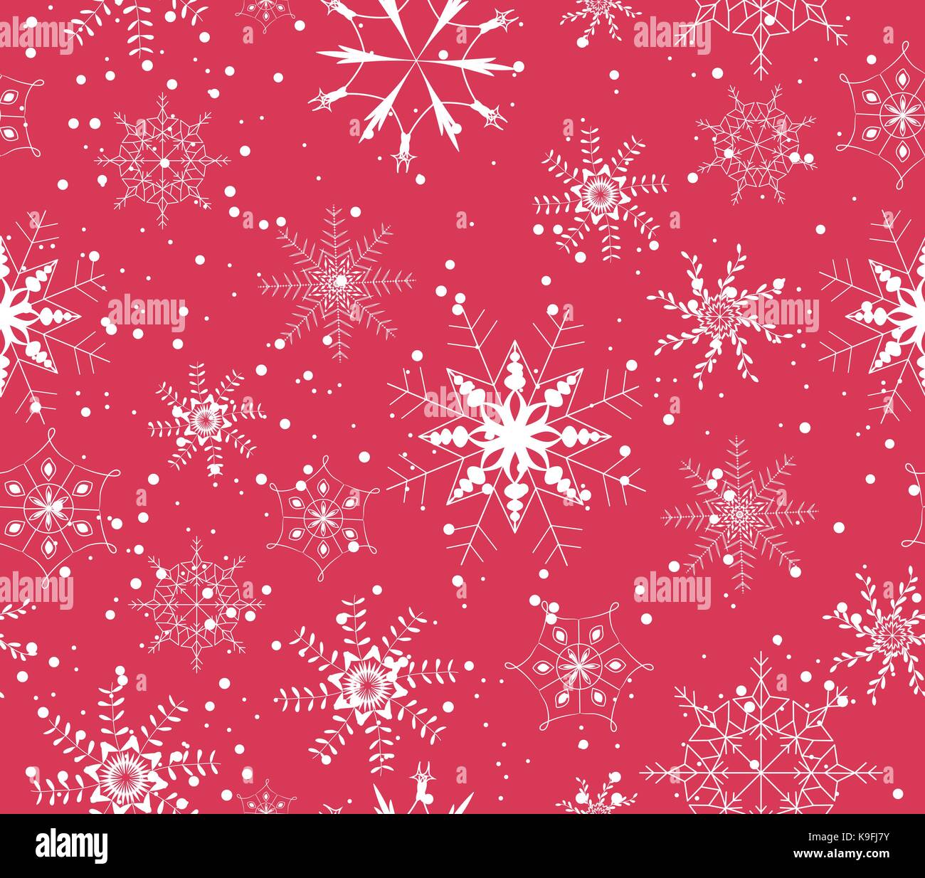 christmas and winter seamless pattern background Stock Vector Image ...