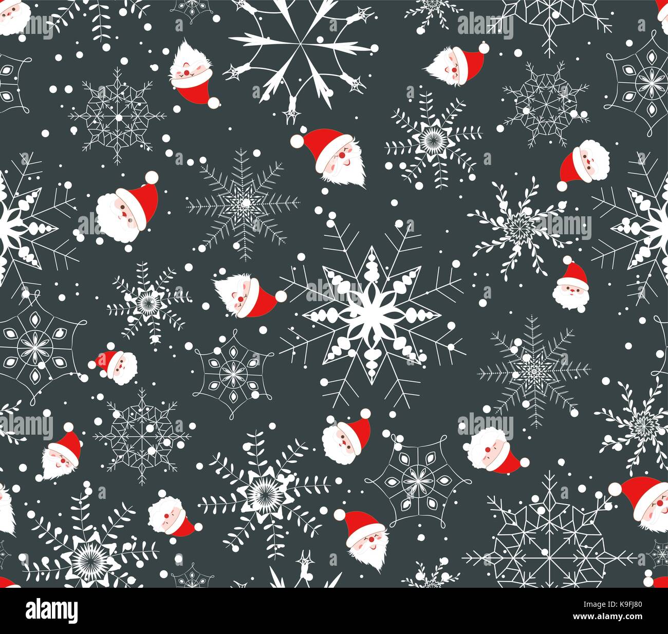 christmas and winter seamless pattern background 1 Stock Vector Image ...