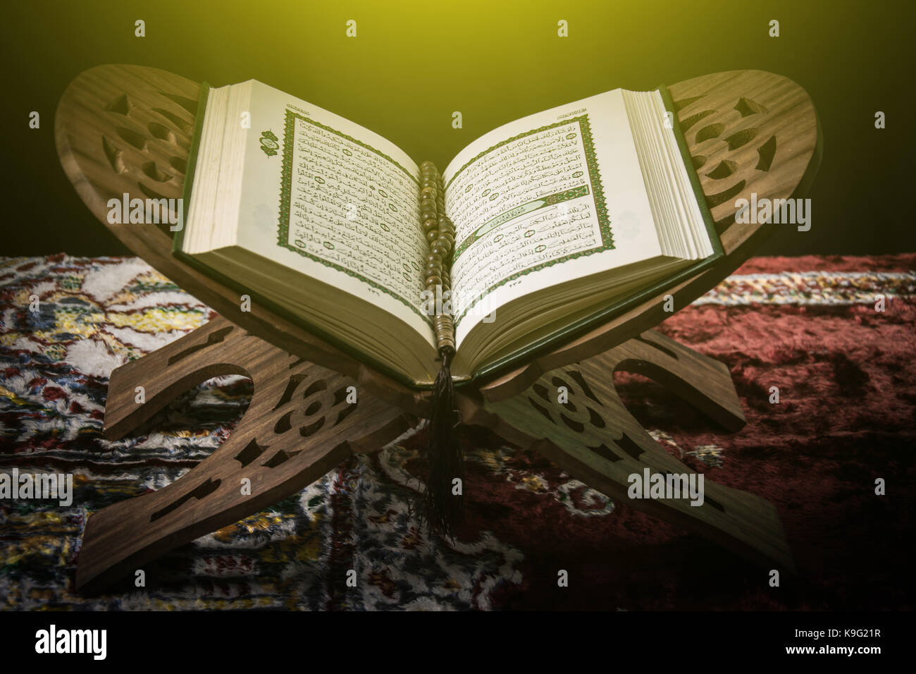 Koran - holy book of Muslims Stock Photo - Alamy