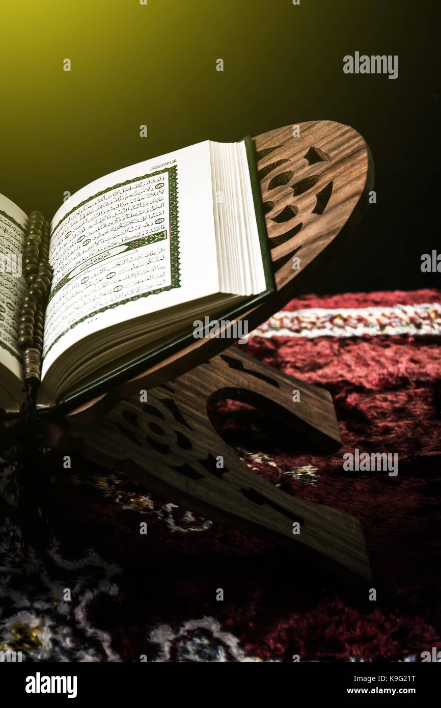 Koran - holy book of Muslims Stock Photo - Alamy