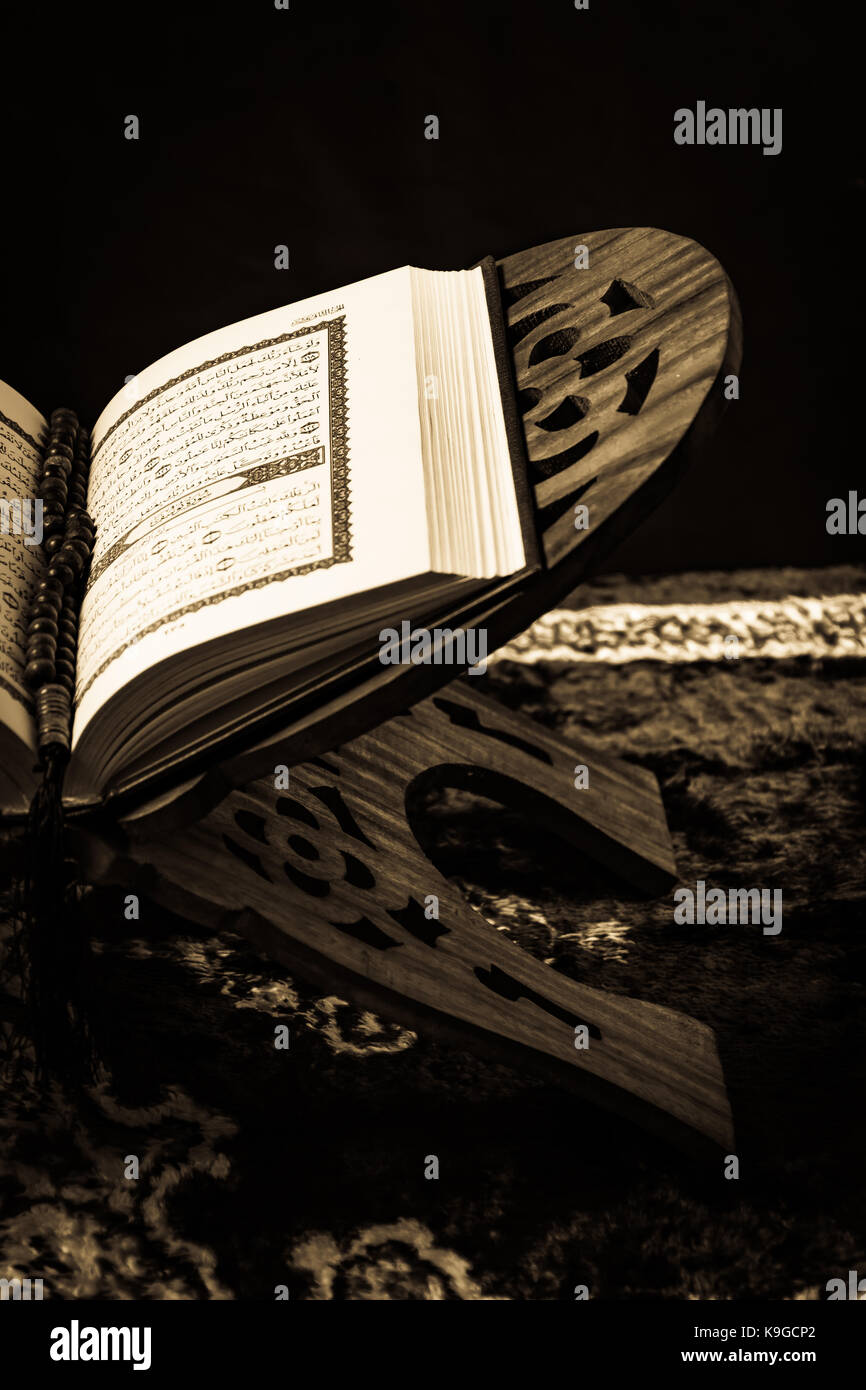 Koran - holy book of Muslims Stock Photo - Alamy