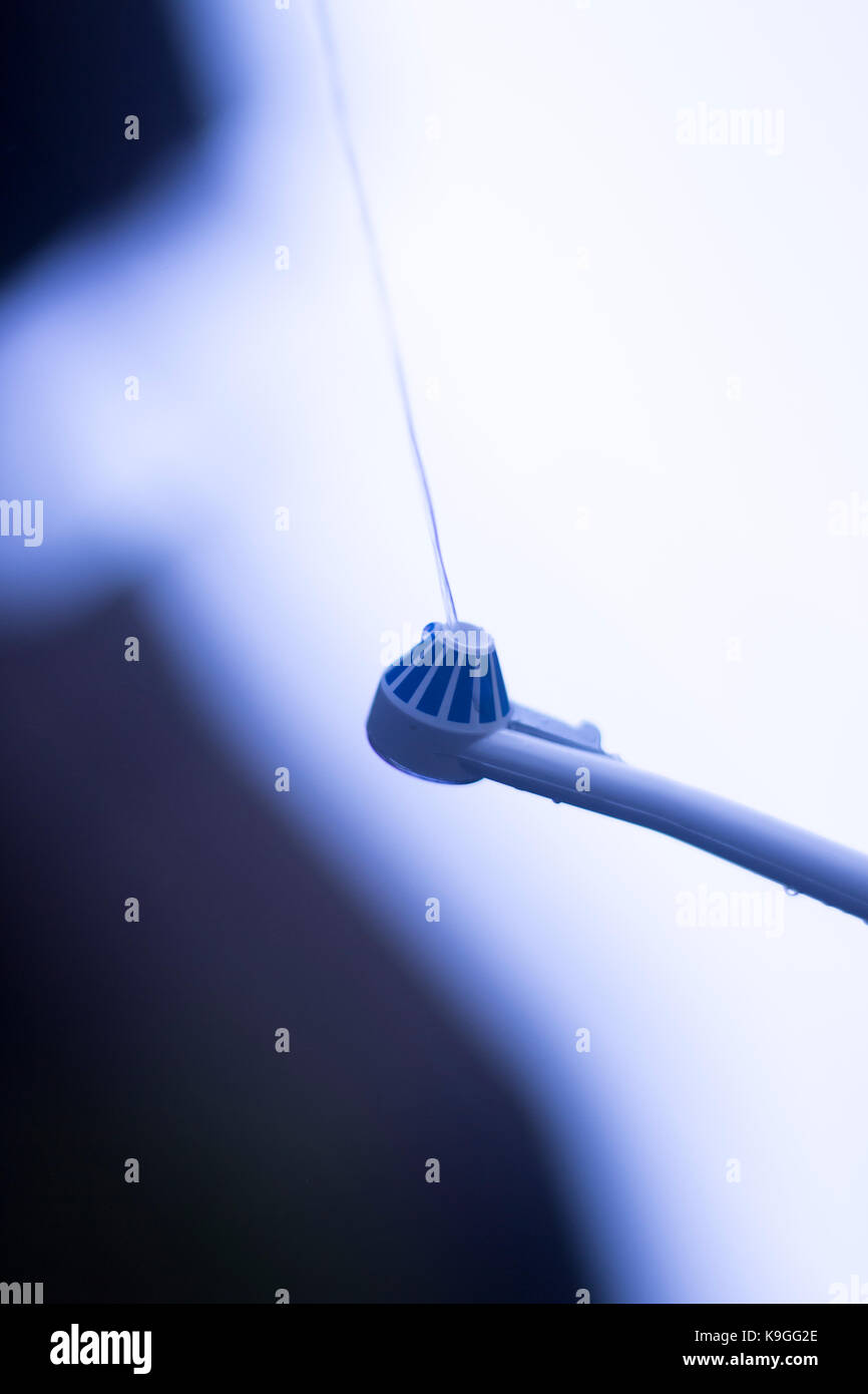 Dental water spray cleaner for interdental hygiene Stock Photo - Alamy